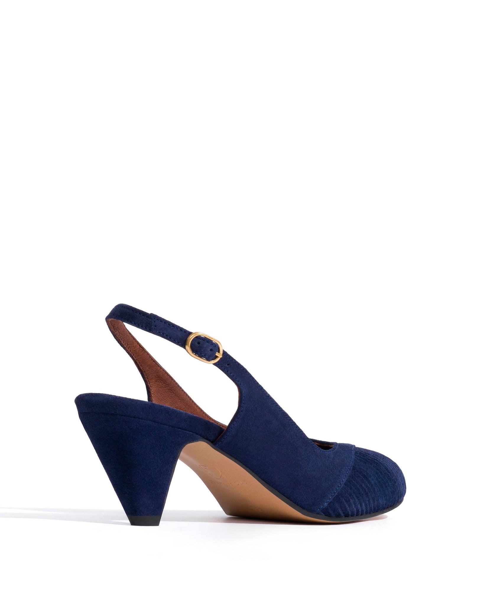 Cassandra 50 stiletto Calf suede Ink blue